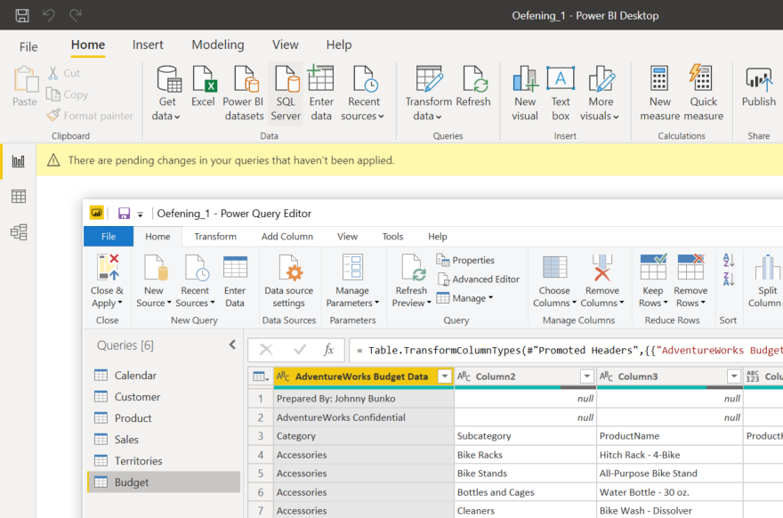 PBi_2_OPDRACHT: De query Editor (z) | Learningfever, proud to be ahead