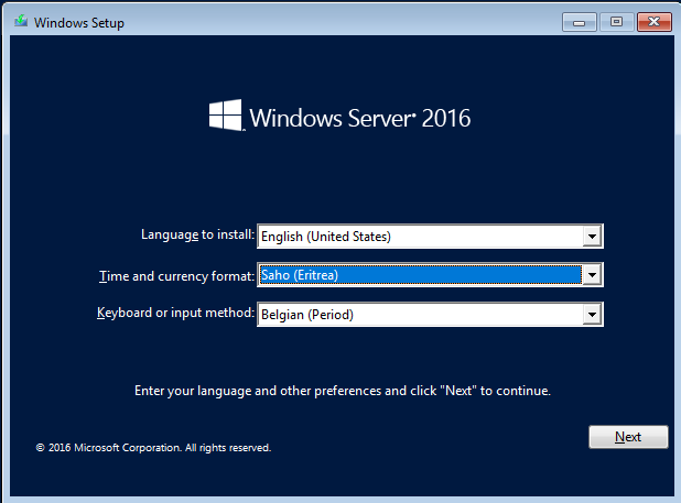 ICT4U_Windows Server 2016 GUI installeren | Learningfever, proud to be ...