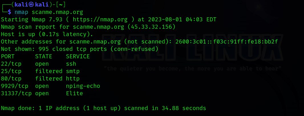 LAB: Nmap | Learningfever, proud to be ahead